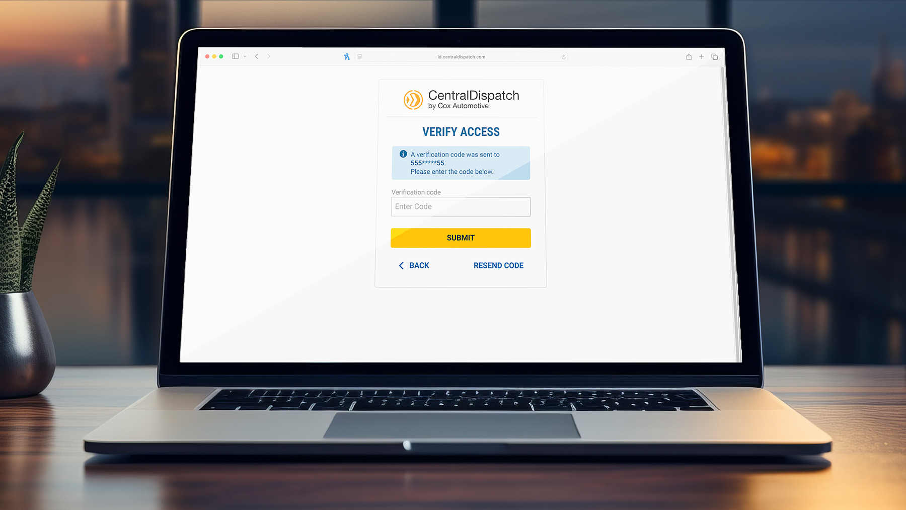 Multi-Factor Authentication of Central Dispatch Accounts - Central Dispatch