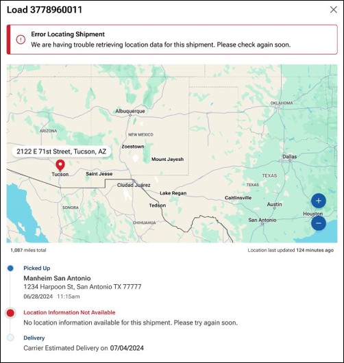 Real-Time Tracking - Central Dispatch