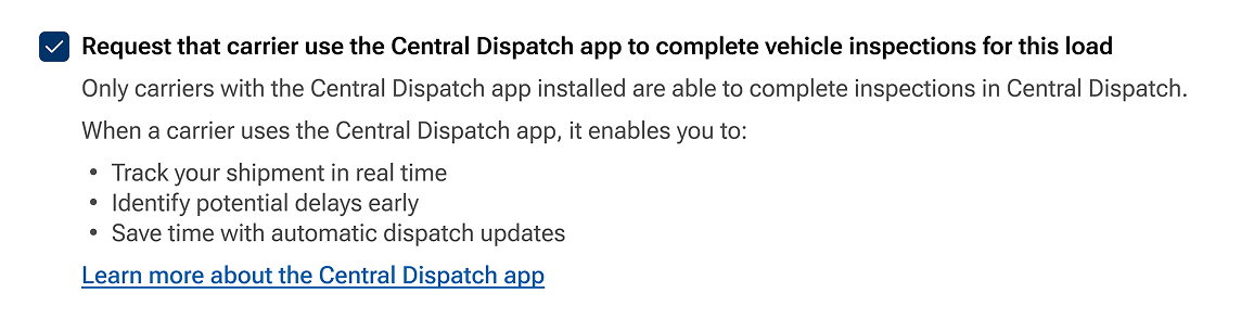 Real-Time Tracking - Central Dispatch