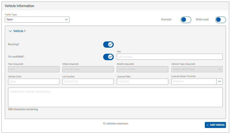 Creating a Dispatch - Central Dispatch